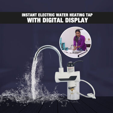 Instant Electric Water Heating Tap with Digital Display (WH2) – Quicketail